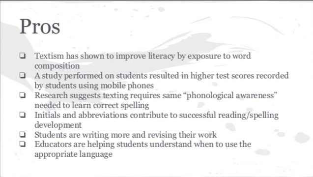 Texting & its Literacy