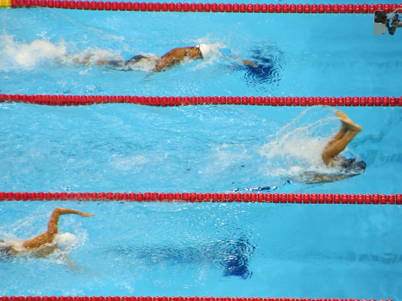 Newton's laws of motion: SWIMMING