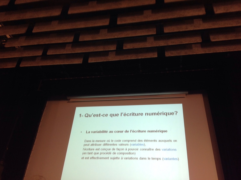 Écriture numérique