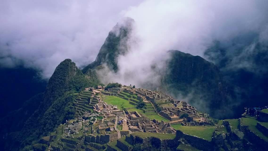 Aqueducts in Machu Picchu