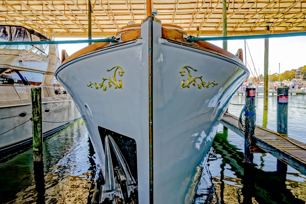 80' Trumpy Yacht, SS Sophia, Under Cover At Maximo Marina, St ...