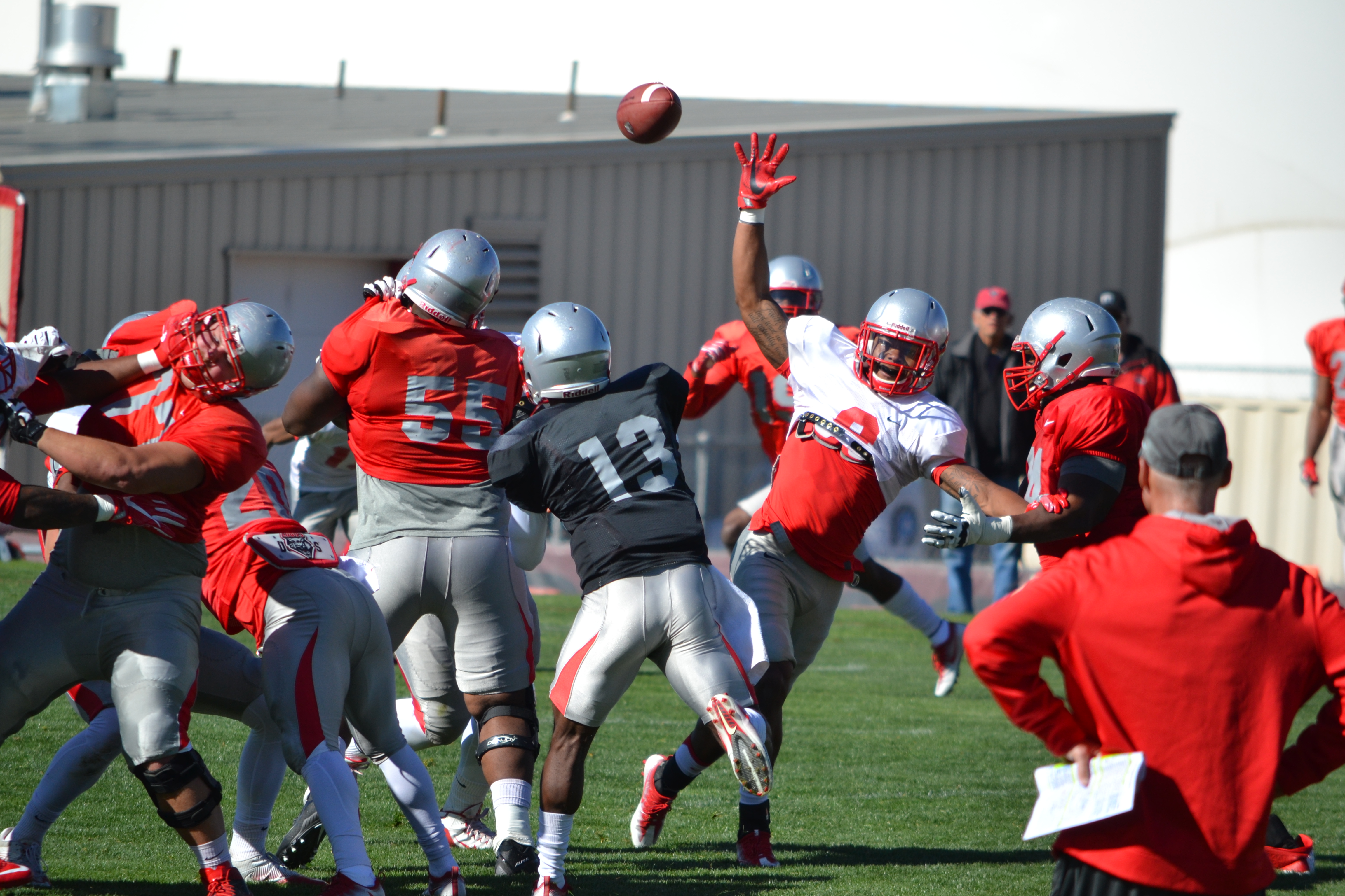 Lobo Football Spring Practice