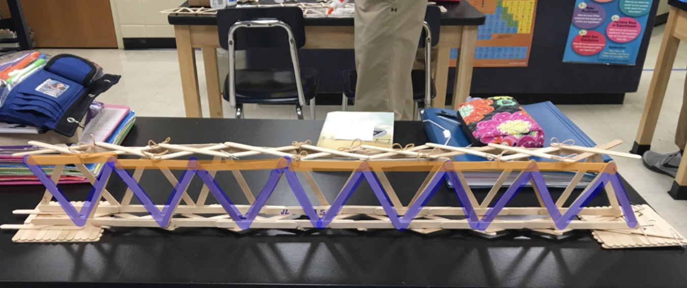 How to Build a Warren Truss Bridge