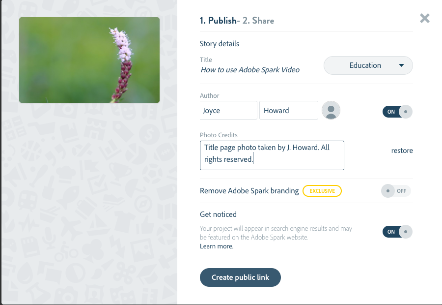 How to use Adobe Spark Video