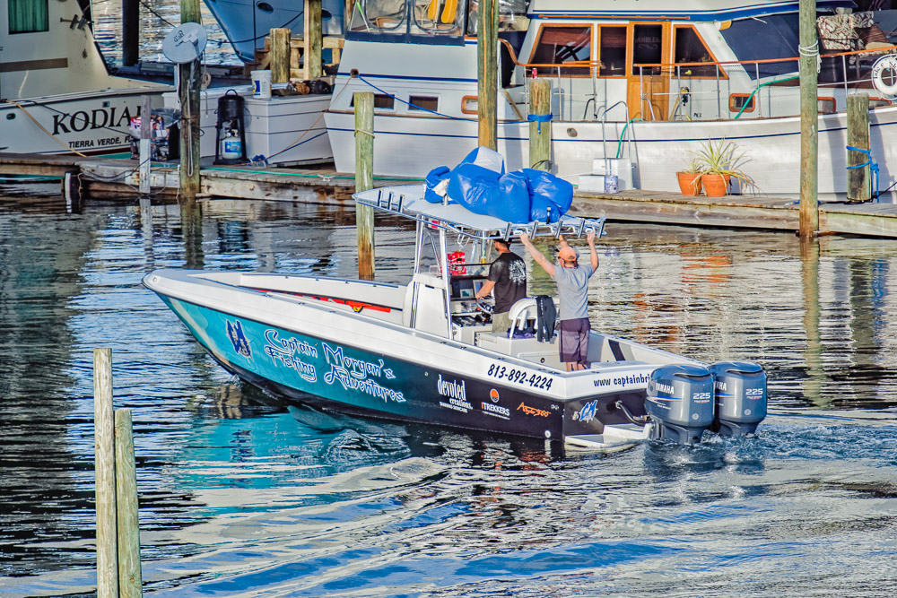 Fishing Charter "Captain Morgan" Returning to Maximo Marina, St ...