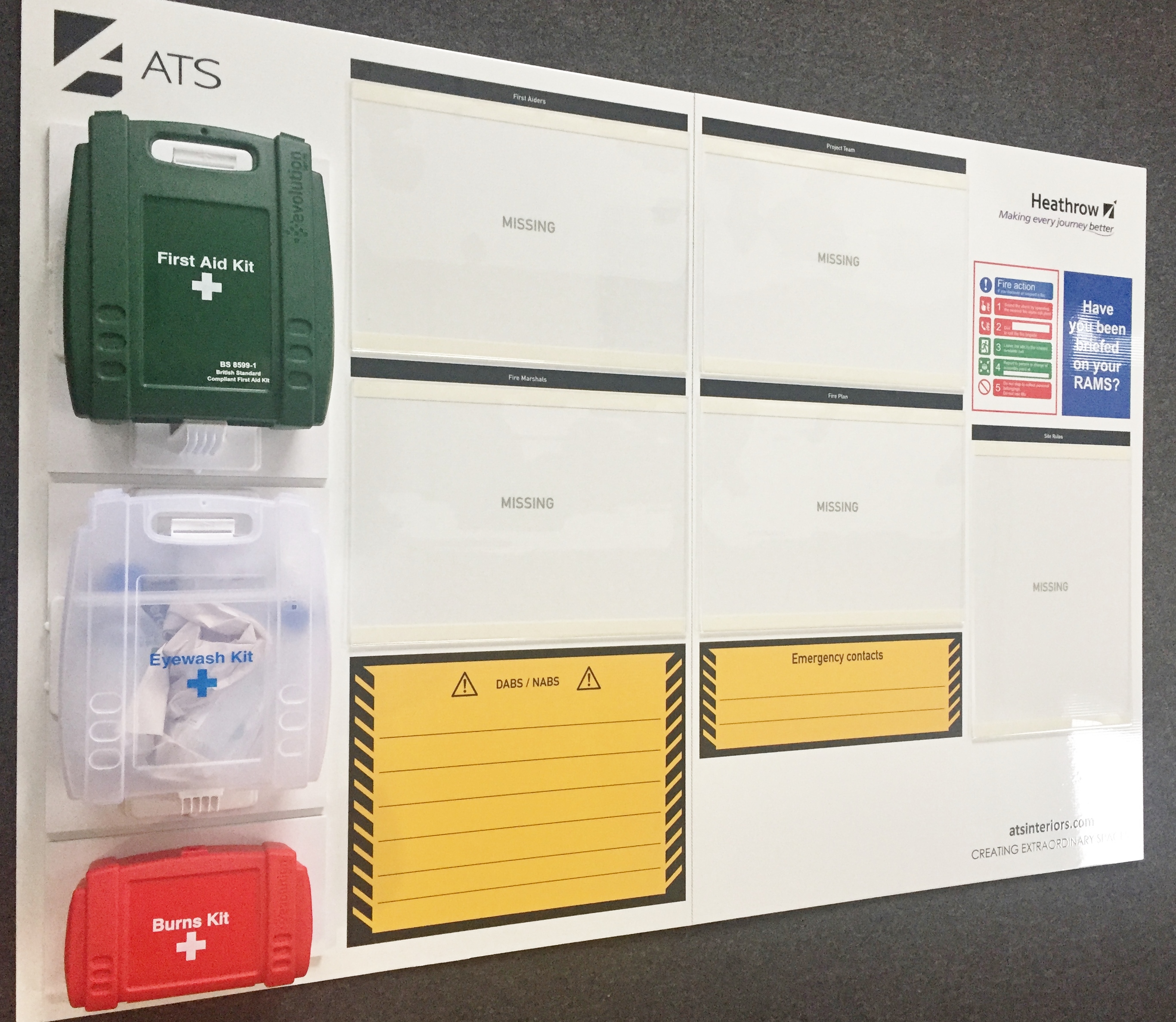 QHSE Site Safety Boards