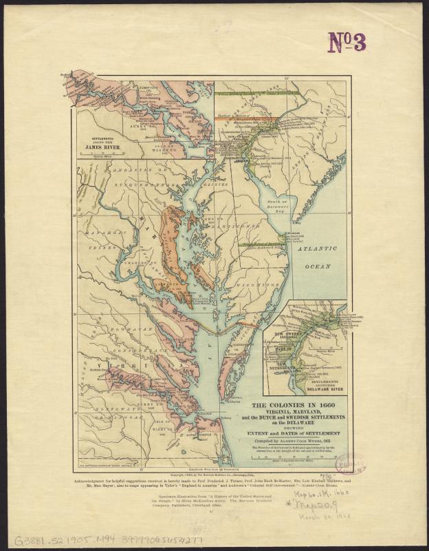 Delaware founded in 1664