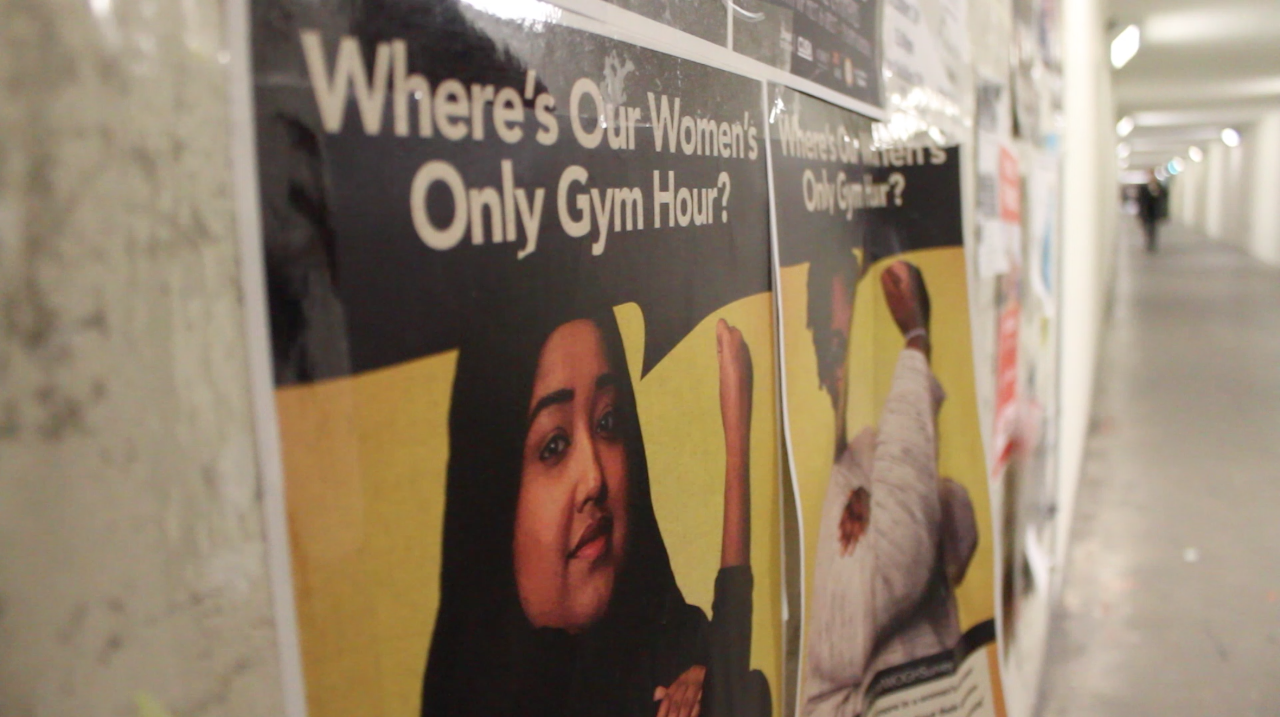 Carleton University students promote women's only gym hours