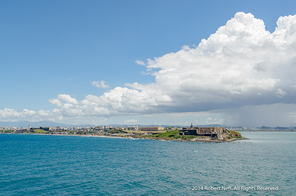 Entering the Harbor of San Juan, Puerto Rico