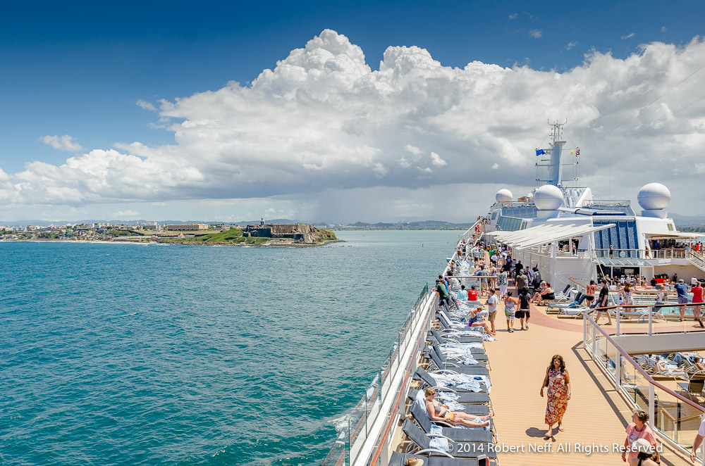 Entering the Harbor of San Juan, Puerto Rico