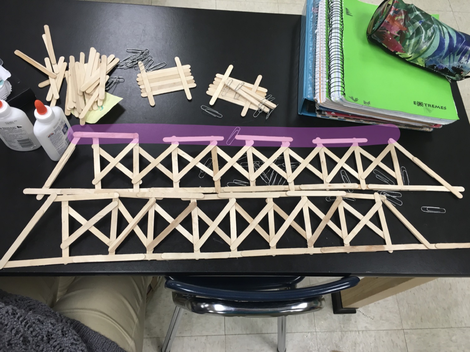 How to make a stick bridge