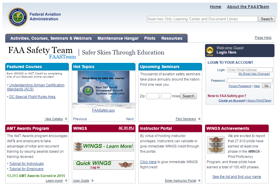 Angle of Attack: How Do I Find What I Need at FAA.gov?