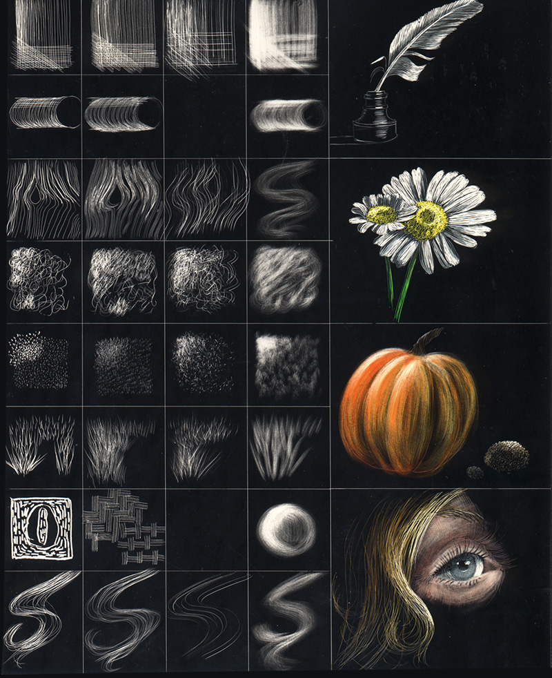 Full Color Scratchboard