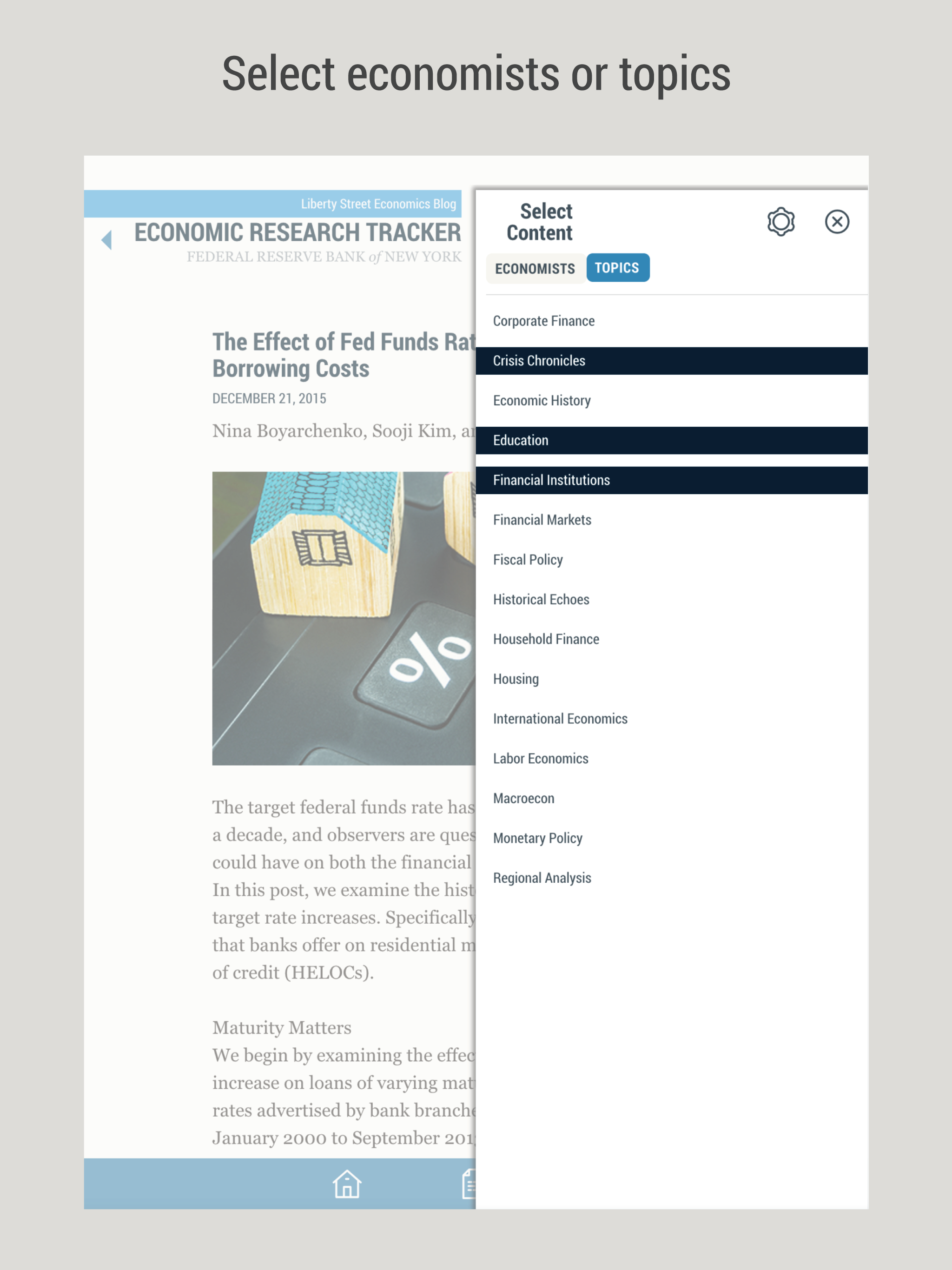 Economic Research Tracker