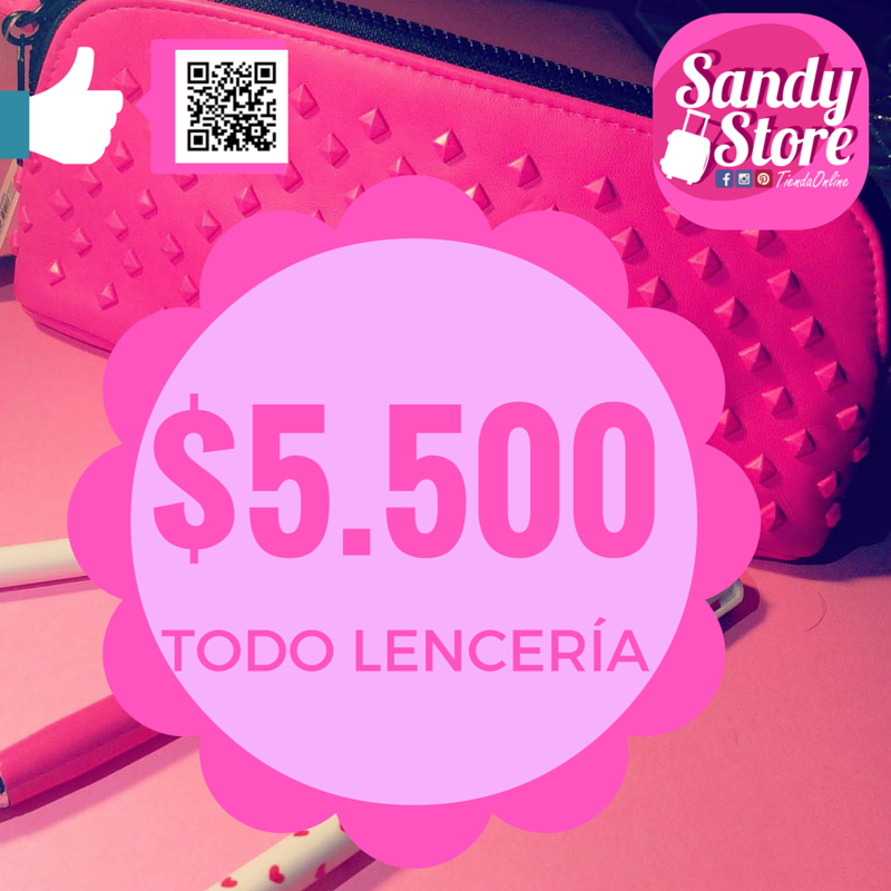 @SandyStore.cl | Solo por hoy, #CyberDay2016 disfruta de los mejores descuentos en Lencería PINK ...