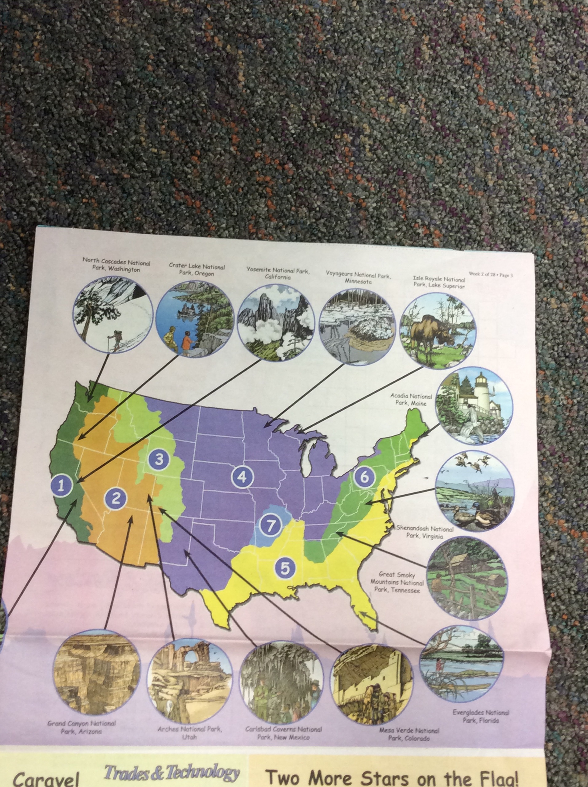 USA's 7 natural regions
