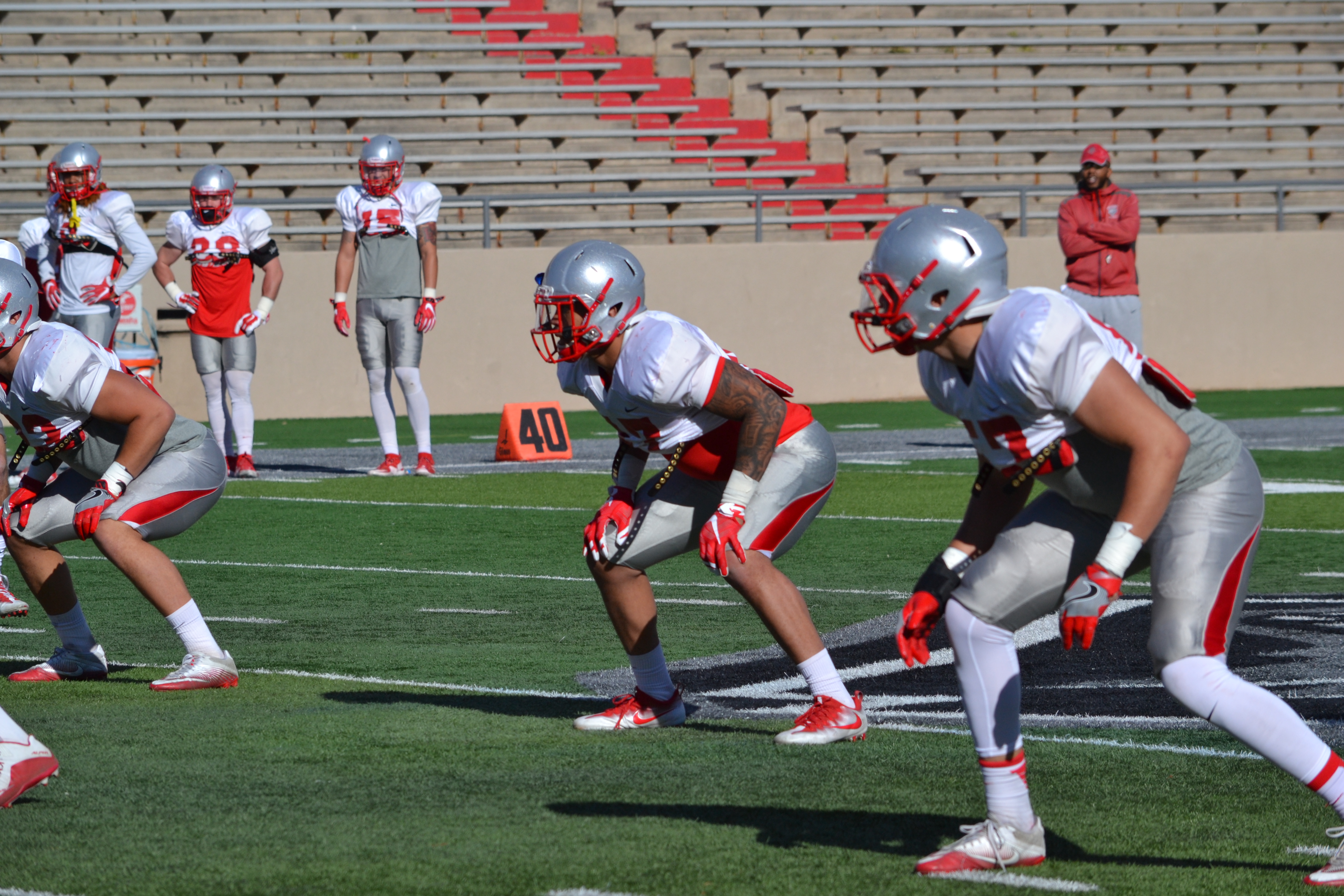 Lobo Football Spring Practice
