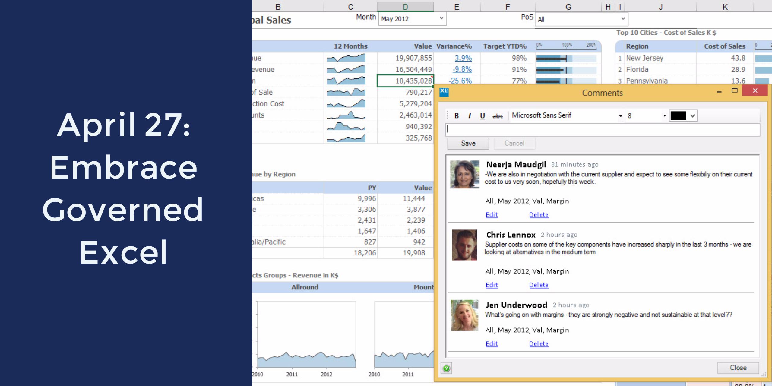 Our Top 10 Excel Reporting Favorite Features