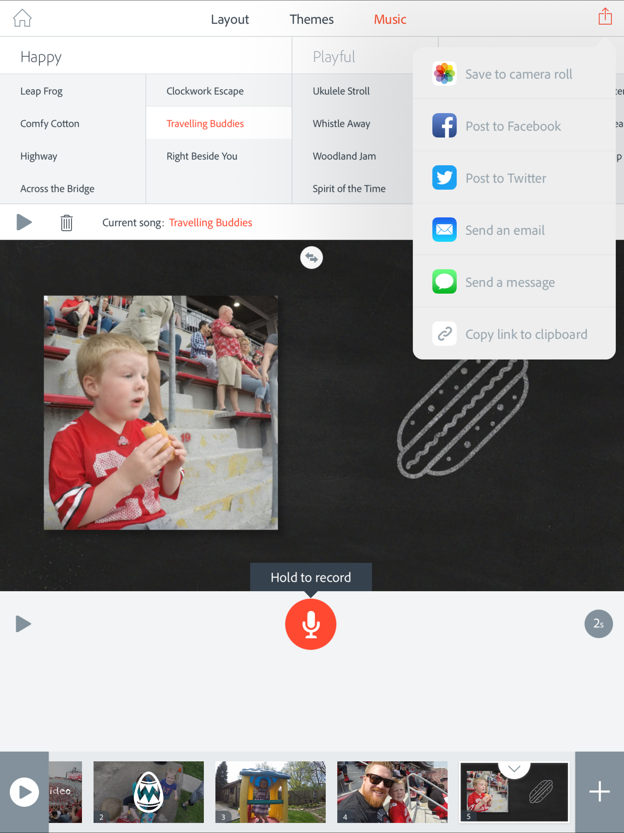 Using Adobe Spark Video