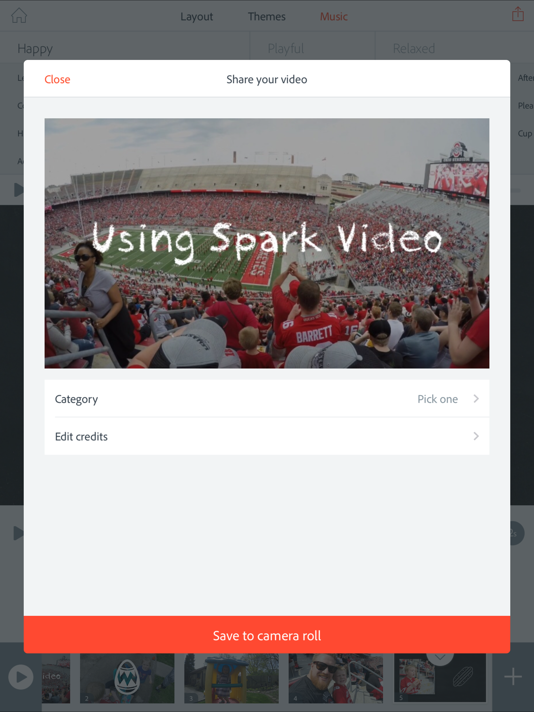 Using Adobe Spark Video