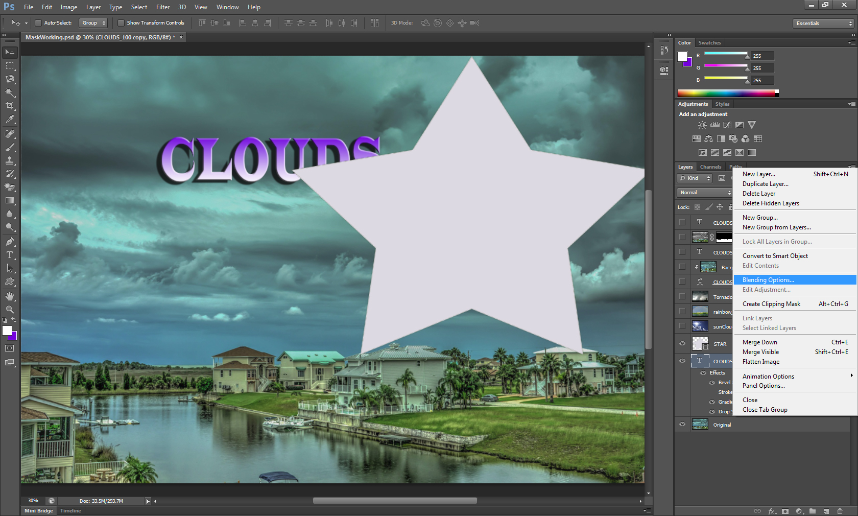 Tell a story with Clipping Masks