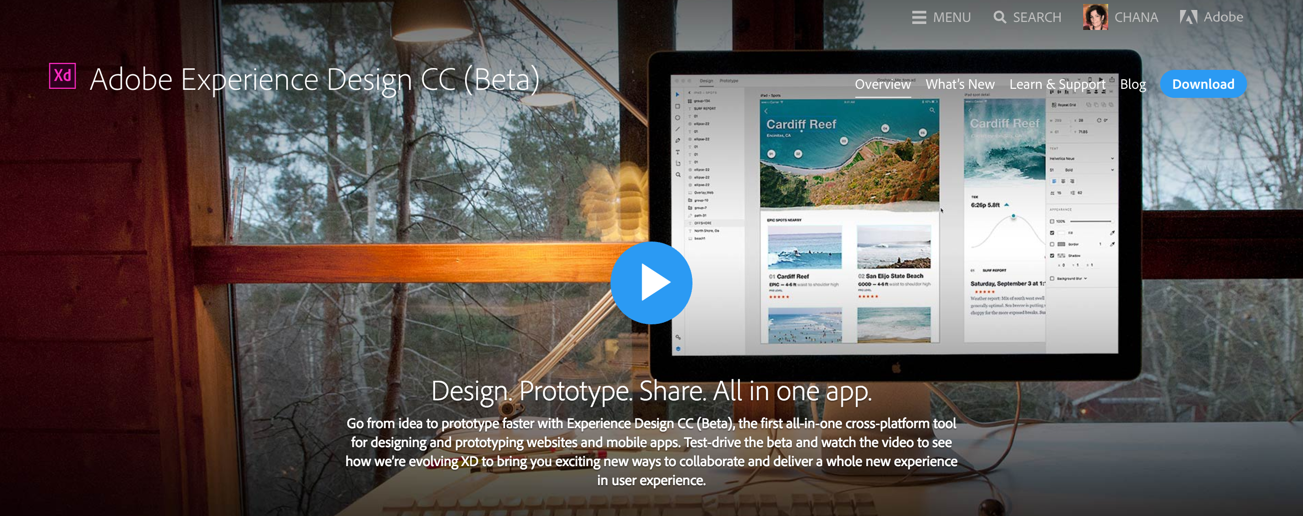 Adobe Experience Design CC (Beta)