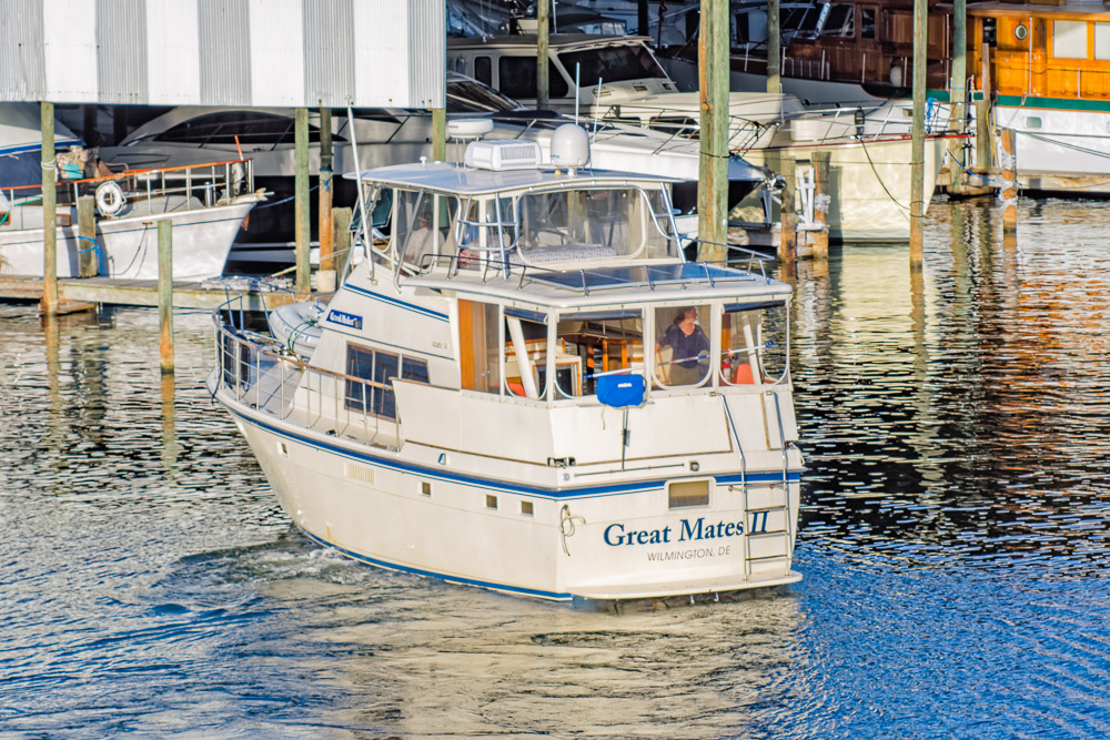 Yacht Great Mates II returning to Maximo Marina, St. Petersburg, Florida